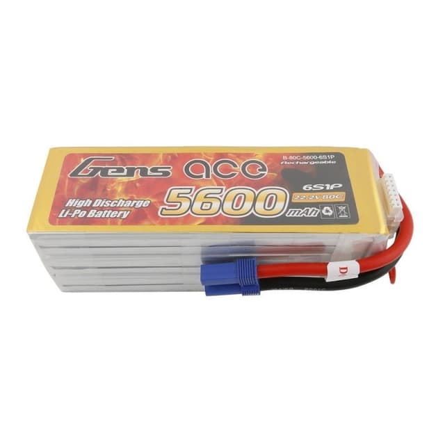 6s 5600mAh - 80C- Gens Ace EC5 - Elkjøp | Elkjøp