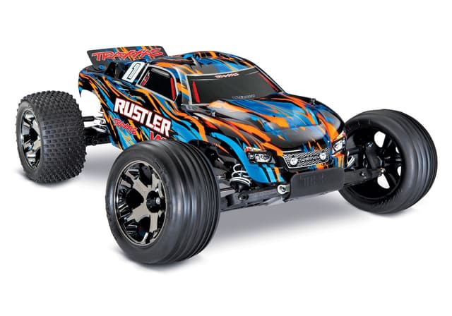 Traxxas Rustler VXL 1/10 TQi TSM RTR u / bat Orang | Elgiganten