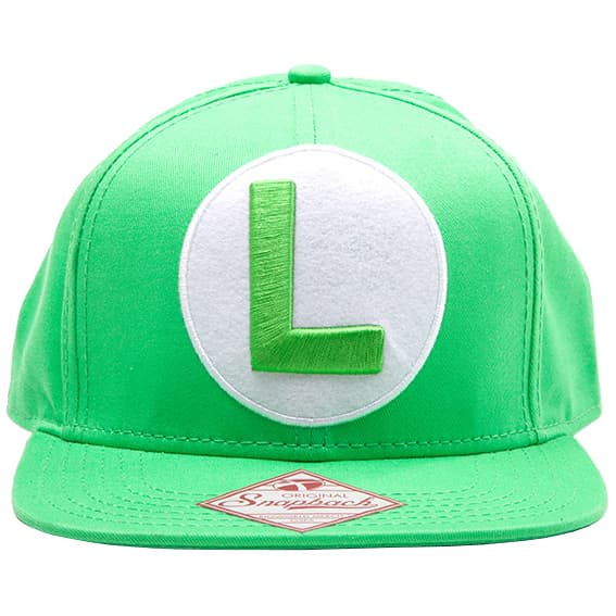 Nintendo Luigi snapback cap (grøn) | Elgiganten | Elgiganten