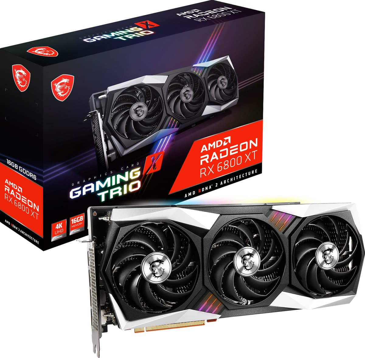 MSI Radeon RX 6800 XT GAMING X TRIO grafikkort - Elkjøp | Elkjøp