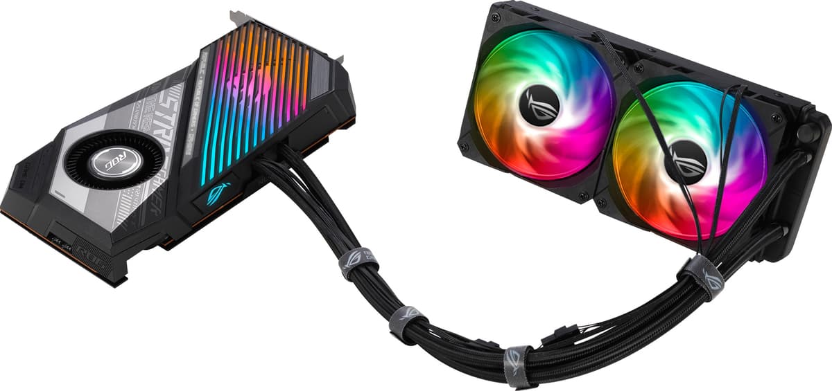 ASUS Radeon RX 6800 XT ROG Strix LC OC grafikkort - Elkjøp