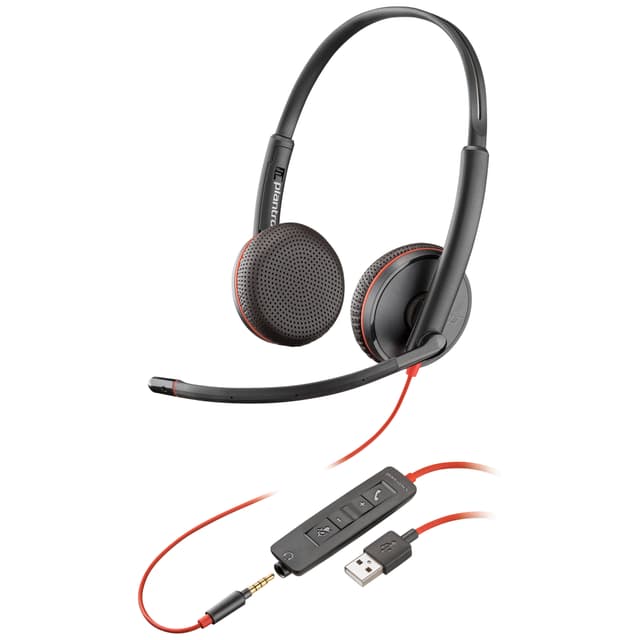 Plantronics BlackWire 3225 USB stereo headset - Elgiganten - Elgiganten