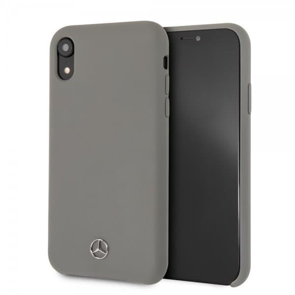 Mercedes Benz iPhone Xr Deksel Silikon Logo Grå - Elkjøp