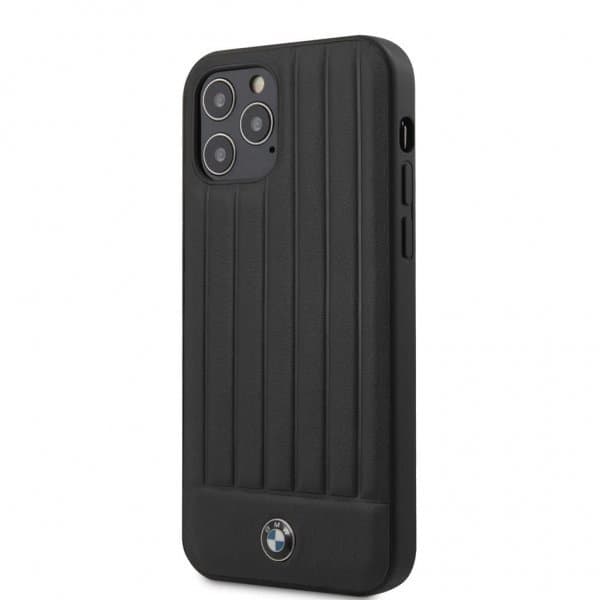 BMW iPhone 12/iPhone 12 Pro Deksel Vertical Lines Svart - Elkjøp | Elkjøp