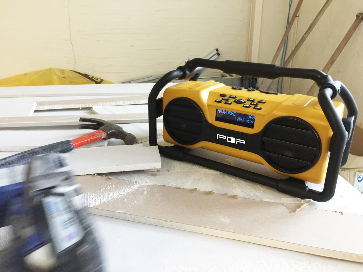 POP @worksite DAB+ radio - Elkjøp | Elkjøp
