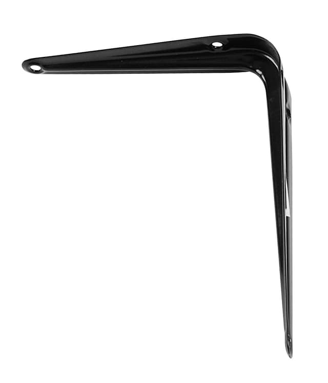 Hyllkonsol lätt 125x150 mm - svart - Elkjøp | Elkjøp