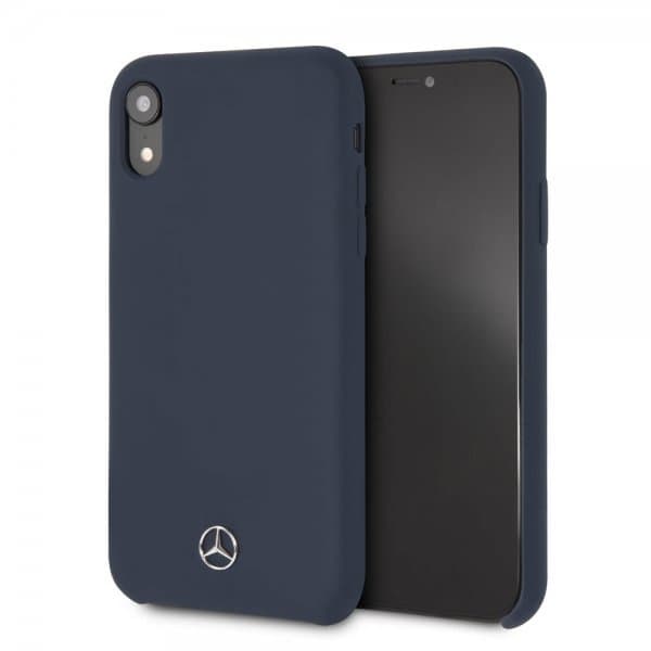 Mercedes Benz iPhone Xr Deksel Silikon Logo MörkBlå - Elkjøp