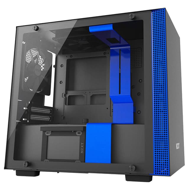 NZXT H200i Mini-ITX PC-kabinett (matt sort/blå) - Elkjøp | Elkjøp