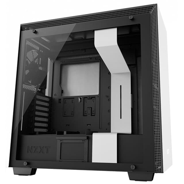 NZXT H700i ATX PC-kabinett (matt hvit) - Elkjøp | Elkjøp