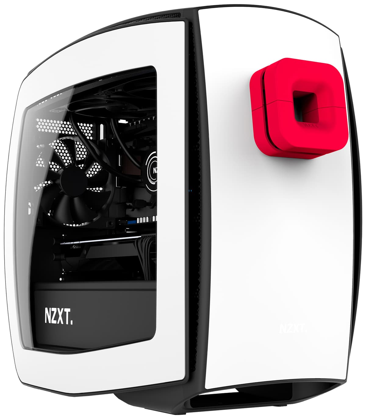 NZXT Puck kabel- og headsettholder (rød) - Elkjøp | Elkjøp