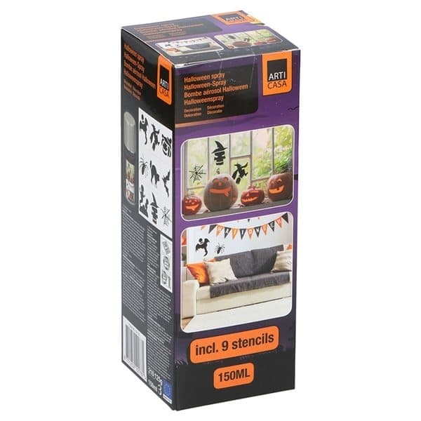 Halloween Spray med stensiler - Elkjøp