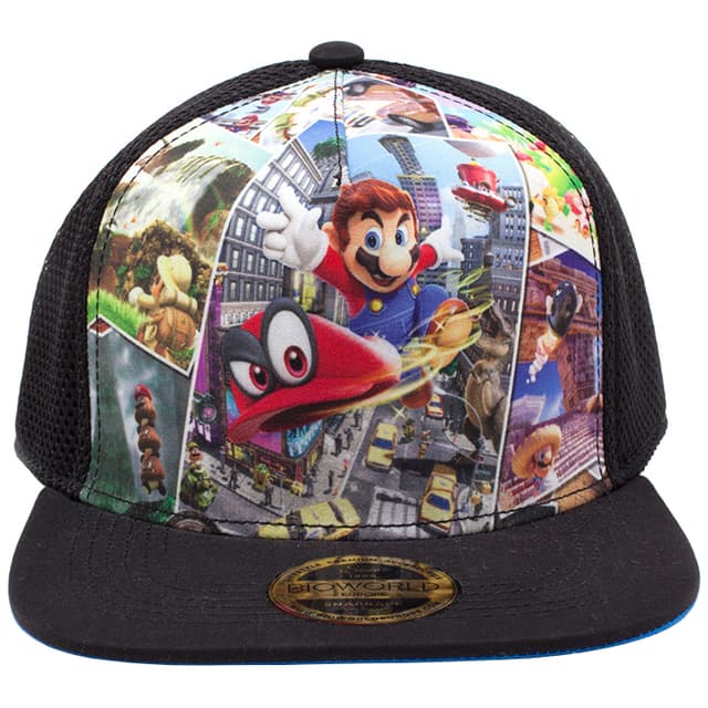 Nintendo - Super Mario Odyssey snapback keps (svart) - Elgiganten ...