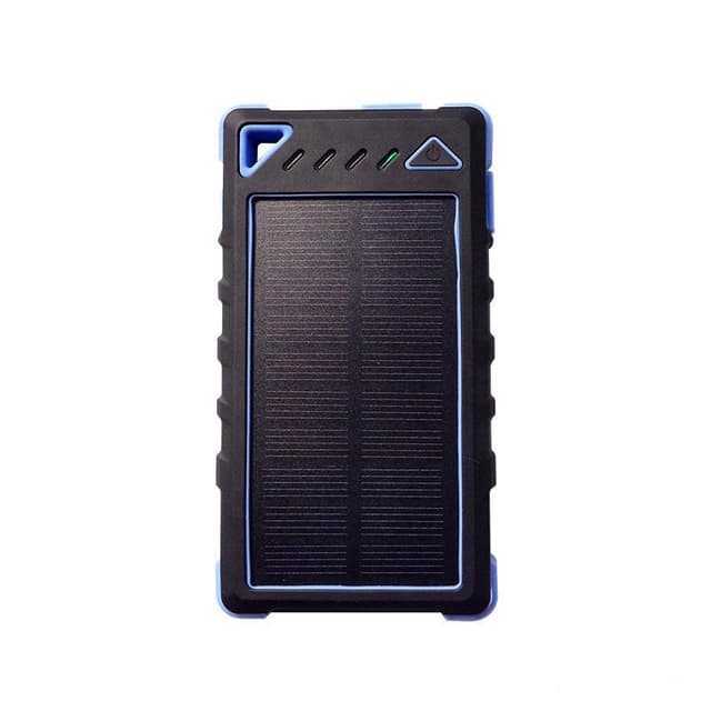 DOCA D-S8000 Powerbank solcelle lader 8000 mAh - blå - Elkjøp
