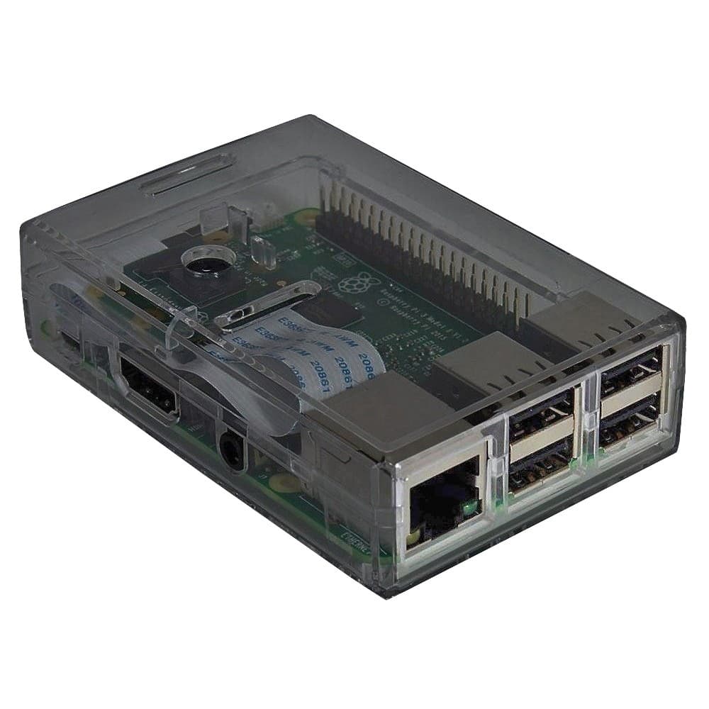 Raspberry Pi 3 Pro Signal chassi (genomskinlig svart) - Elgiganten ...