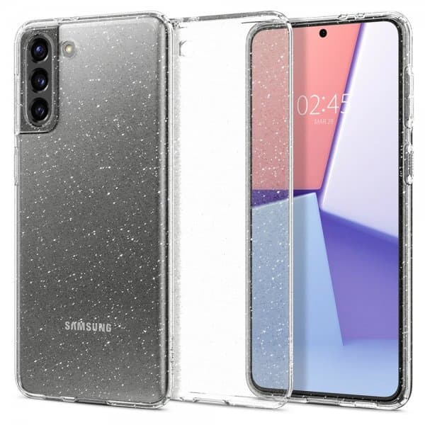 Spigen Samsung Galaxy S21 Deksel Liquid Crystal Glitter Crystal Quartz ...