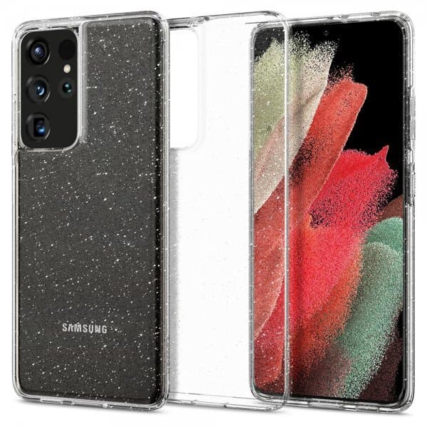 Spigen Samsung Galaxy S21 Ultra Deksel Liquid Crystal Glitter Crystal ...