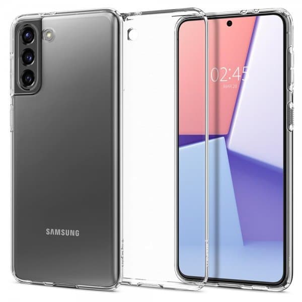 Spigen Samsung Galaxy S21 Plus Deksel Liquid Crystal Crystal Clear - Elkjøp