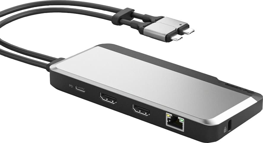 Alogic Dual USB-C Super 10-i-1 dockningsstation - Elgiganten - Elgiganten