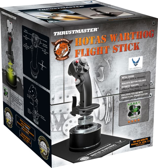 Thrustmaster Hotas Warthog flygkontroll - Elgiganten - Elgiganten