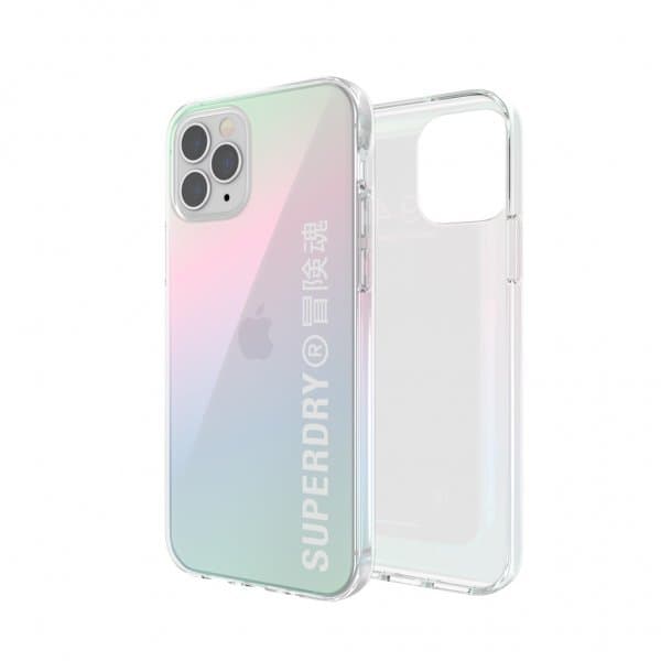 Superdry iPhone 12/iPhone 12 Pro Deksel Snap Case Clear Holographic ...