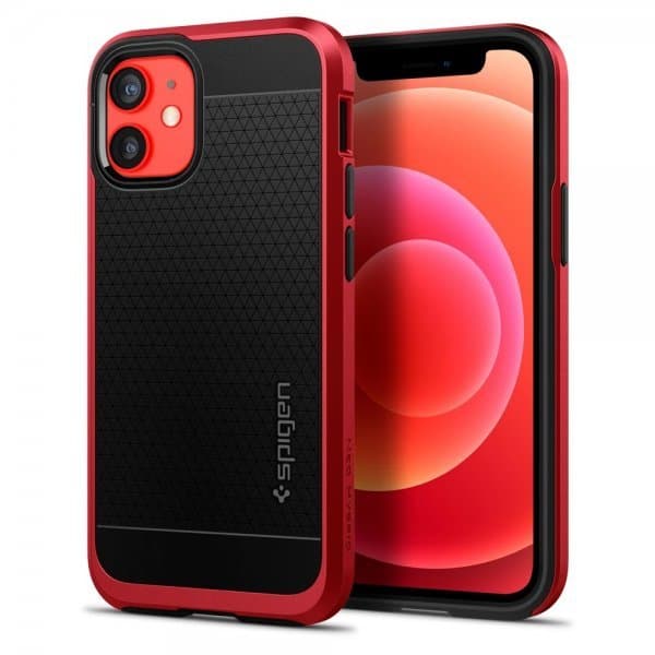 Spigen iPhone 12 Mini Deksel Neo Hybrid Rød - Elkjøp