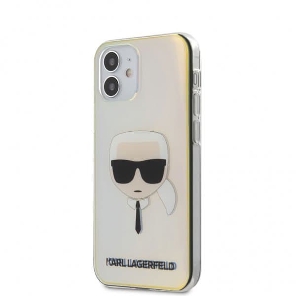 Karl Lagerfeld iPhone 12 Mini Deksel Iconic Cover Iridescent - Elkjøp
