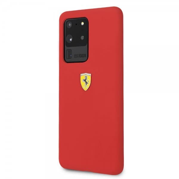 Ferrari Samsung Galaxy S20 Ultra Deksel med Logo Rød - Elkjøp