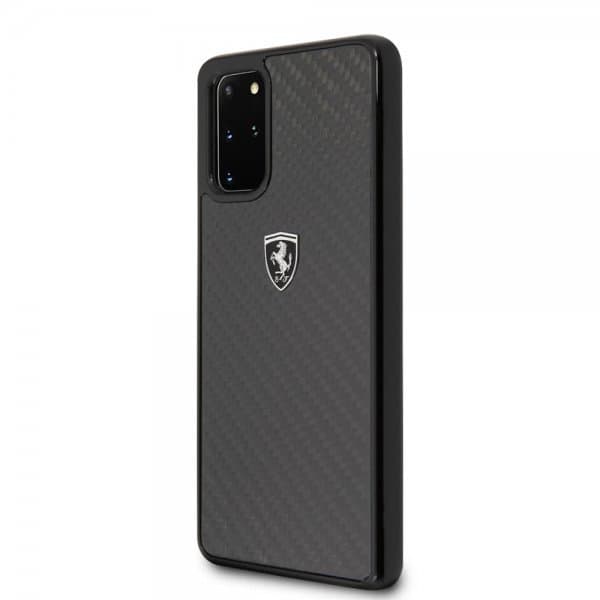 Ferrari Samsung Galaxy S20 Plus Deksel Karbonfibertekstur Svart - Elkjøp