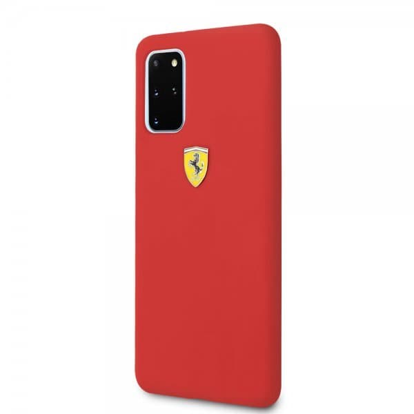 Ferrari Samsung Galaxy S20 Plus Deksel med Logo Rød - Elkjøp