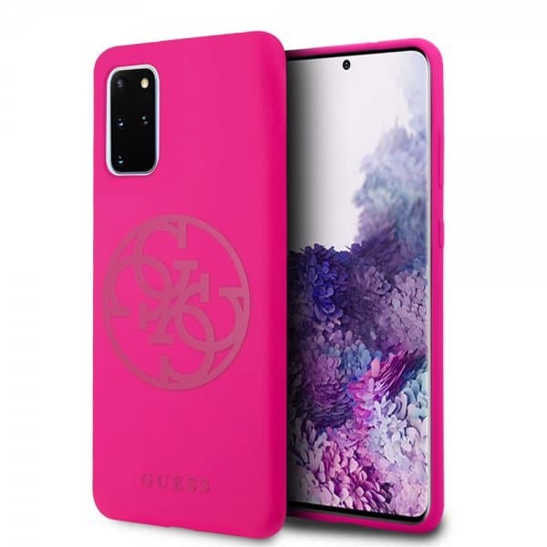Guess Samsung Galaxy S20 Plus Skal med Logo Magenta - Elgiganten