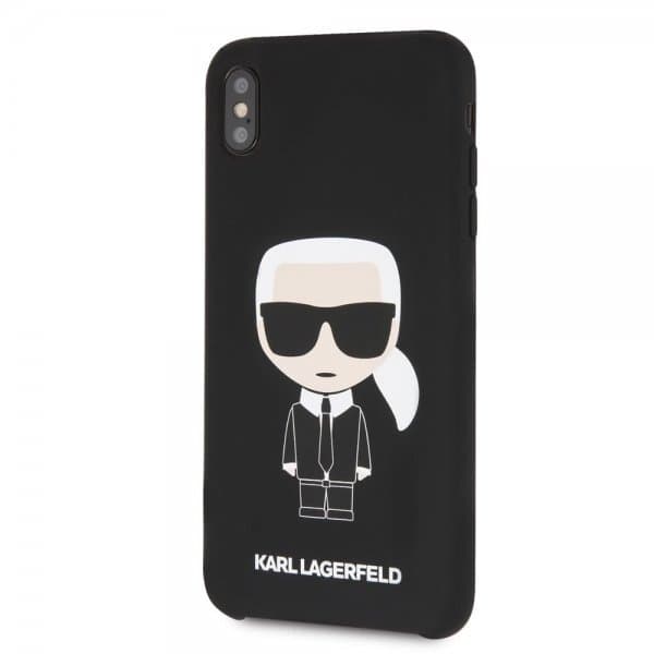 Karl Lagerfeld iPhone Xs Max Deksel Silikon Karl Svart - Elkjøp | Elkjøp