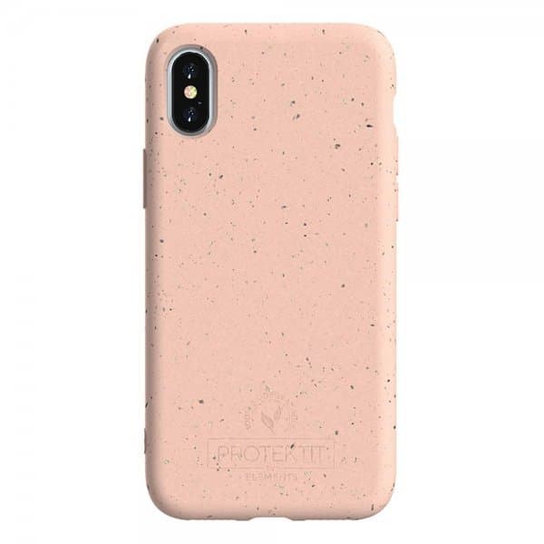 PROTEKTIT iPhone X/Xs Deksel Bio Cover Salmon Pink - Elkjøp