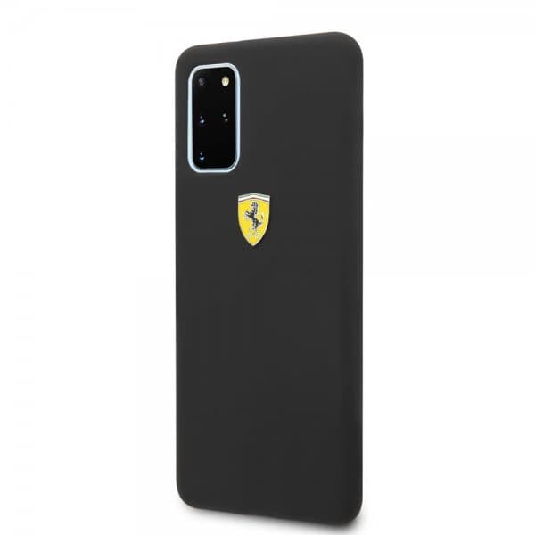 Ferrari Samsung Galaxy S20 Plus Deksel med Logo Svart - Elkjøp
