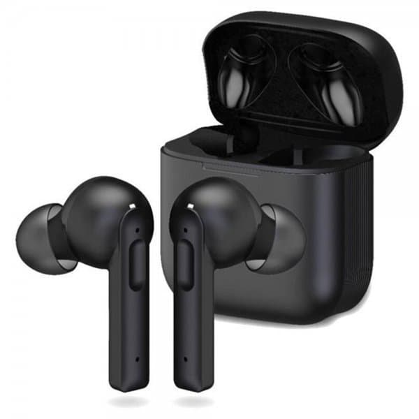 XQISIT TW400 True Wireless Trådløsa Høretelefoner med ANC Sort | Elgiganten