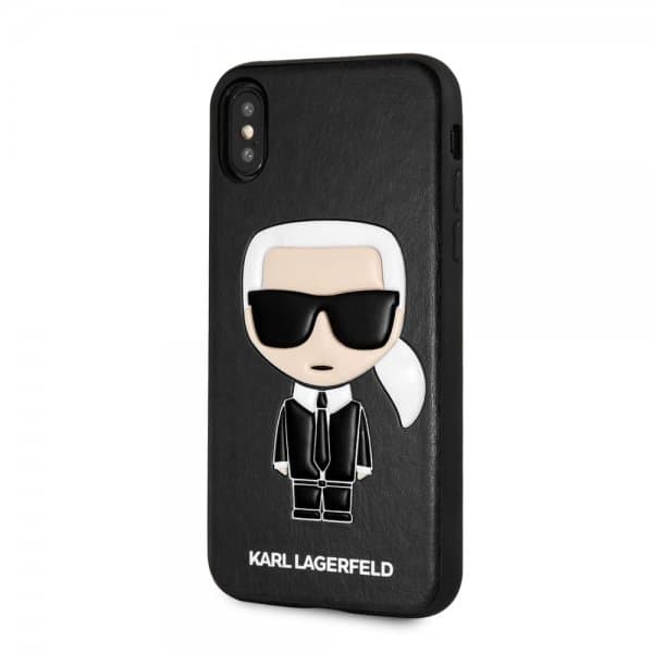 Karl Lagerfeld iPhone X/Xs Deksel Hardplast Ikonik Karl Svart - Elkjøp | Elkjøp
