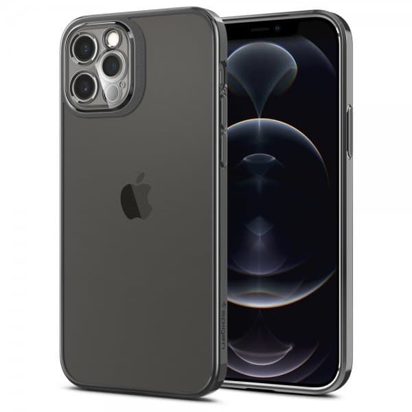 Spigen iPhone 12 Pro Deksel Optik Crystal Chrome Grey - Elkjøp