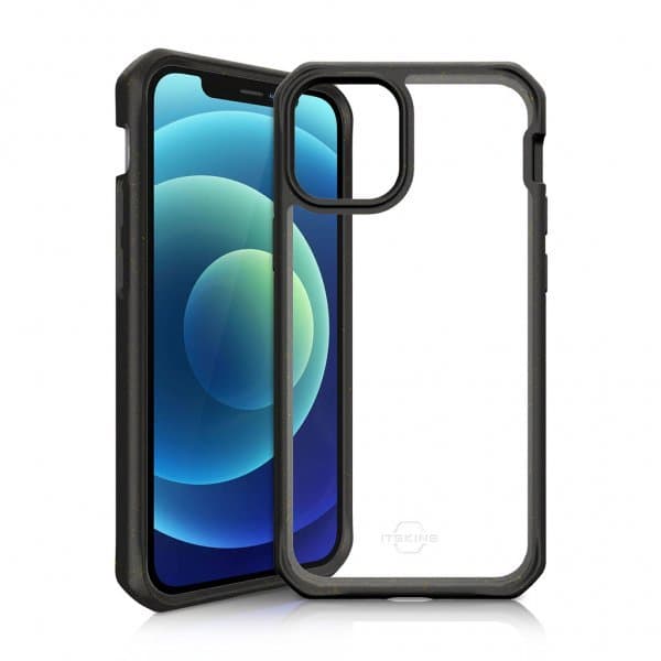 ItSkins iPhone 12 Mini Deksel FeroniaBio Pure Svart - Elkjøp