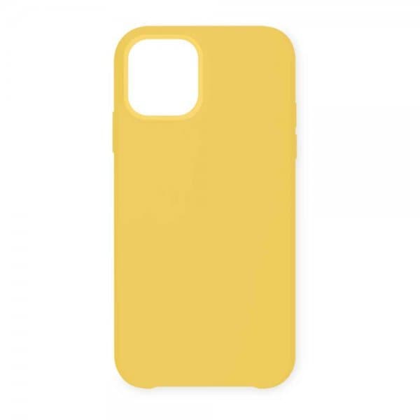 Key iPhone 12 Mini Cover Silikoneei Case Misty Yellow | Elgiganten ...