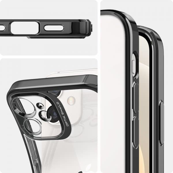 Spigen iPhone 12 Mini Deksel Optik Crystal Chrome Grey - Elkjøp