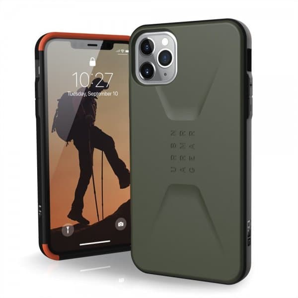 Urban Armor Gear (UAG) iPhone 11 Pro Max Deksel Civilian Olive Dab ...