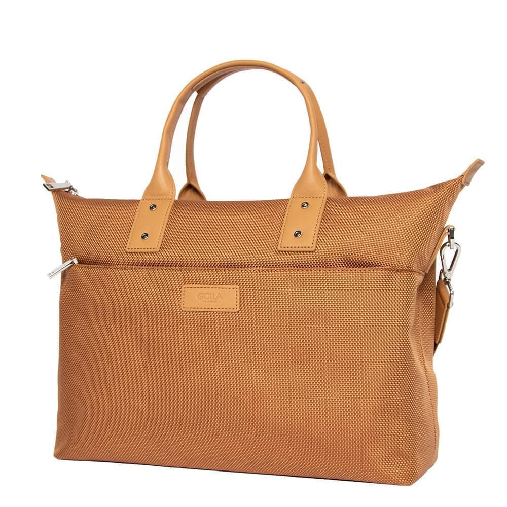 GOLLA Tote Bag Zeta 14" Brun Nylon - Elkjøp