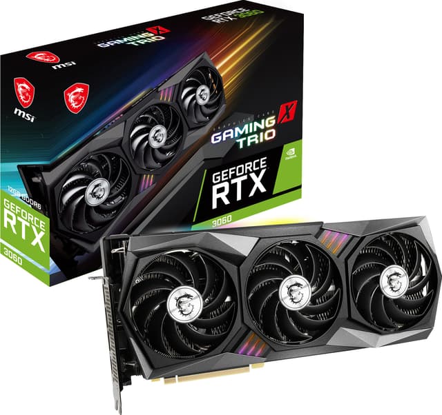 MSI RTX 3060 GAMING X TRIO 12GB graphics card - Elkjøp