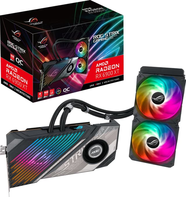 Asus ROG Strix LC Radeon RX 6900 XT OC 16GB GDDR6 graphics card ...