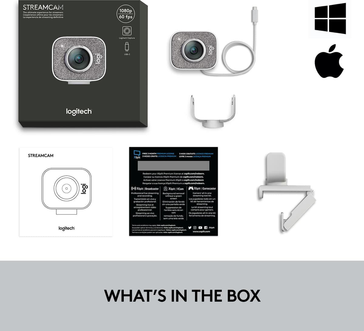 Logitech StreamCam web-kamera (hvit) - Elkjøp | Elkjøp