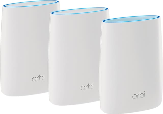 Netgear Orbi RBK53S AC3000 tri-band mesh-sæt (3-pak) | Elgiganten | Elgiganten