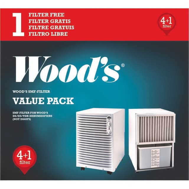 Woods filter til luftavfukter (5-pakning) - Elkjøp