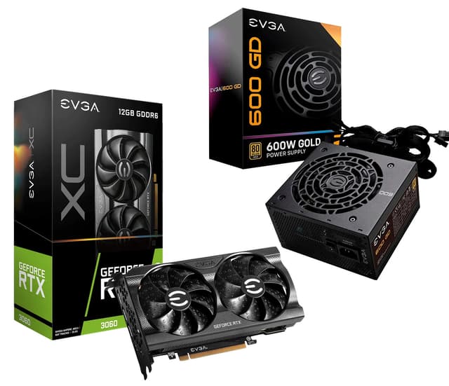 EVGA GF RTX 3060 XC + 600WG BU - Gigantti