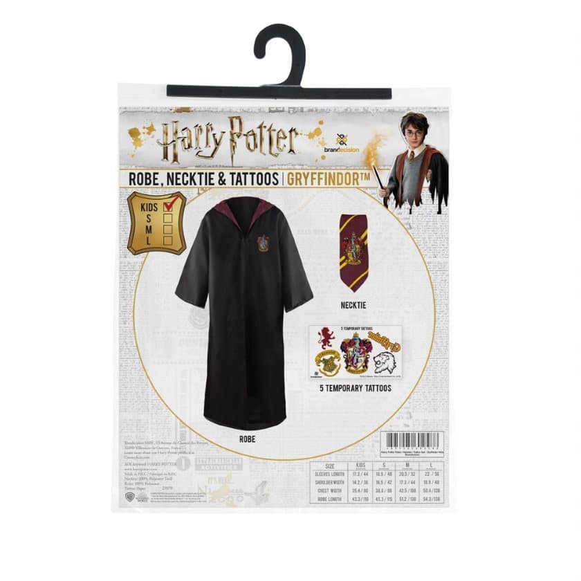 Harry Potter Gryffindor sæt Børn/XS | Elgiganten