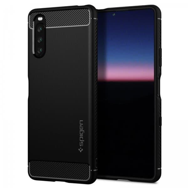 Spigen Sony Xperia 10 III Deksel Rugged Armor Matte Black - Elkjøp | Elkjøp