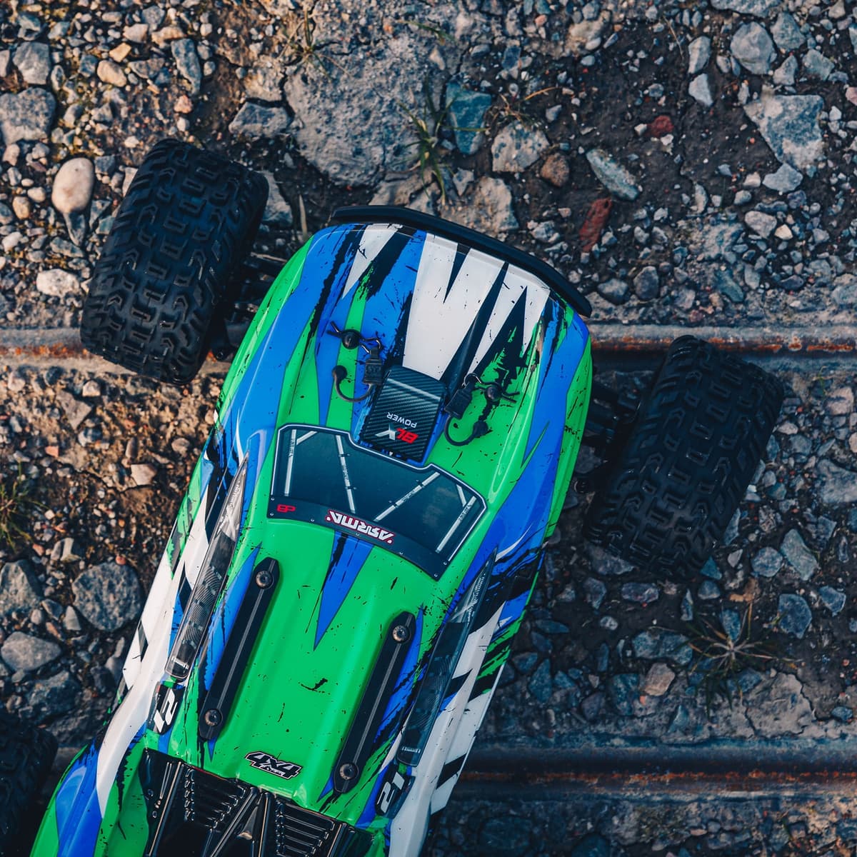 ARRMA Vorteks 4x4 V3 3s BL - RTR Green - Elkjøp